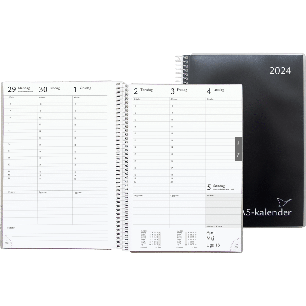 Ugekalender 2024 » Køb kalender med uger hos Kalenderbutik.dk