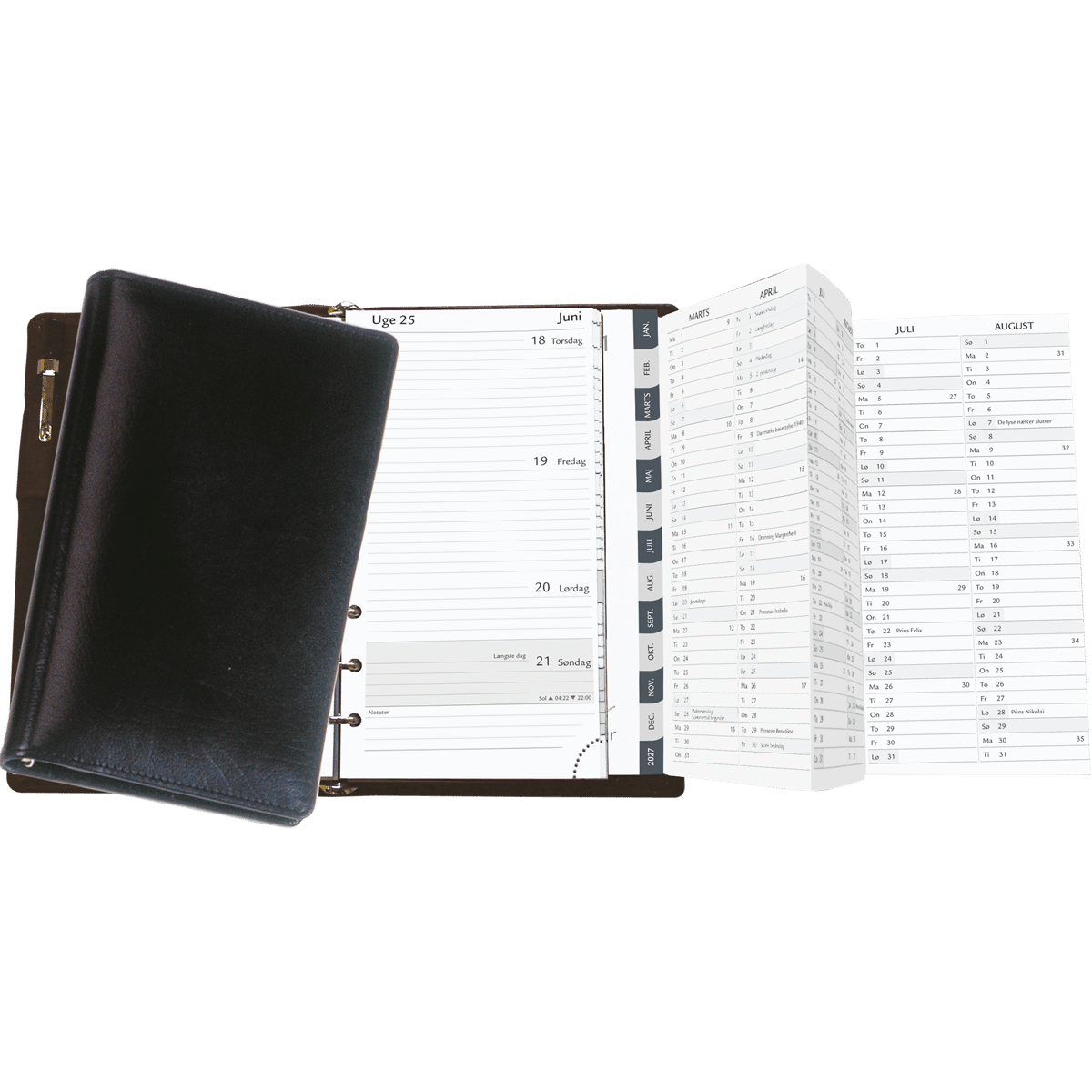 Part-timer 2026 kunstlæder sort | Kalenderbutik